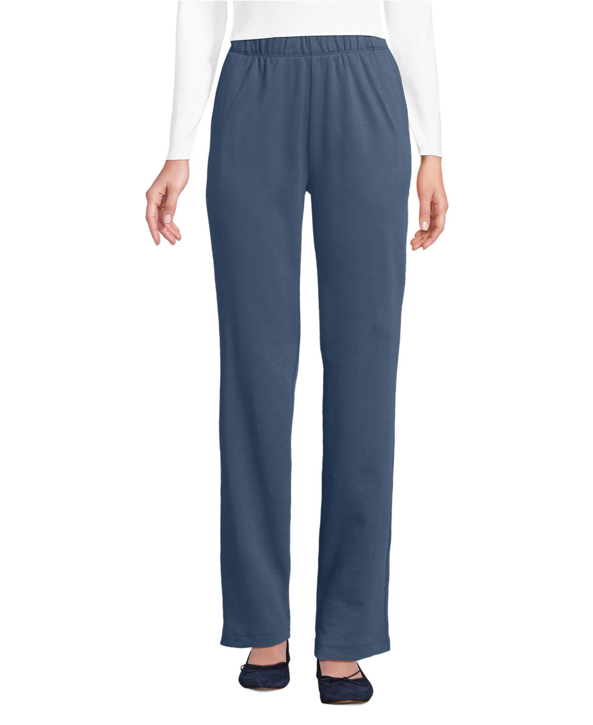 Click here for Lands End Womens Sport Knit High Rise Pants - Nigh... prices