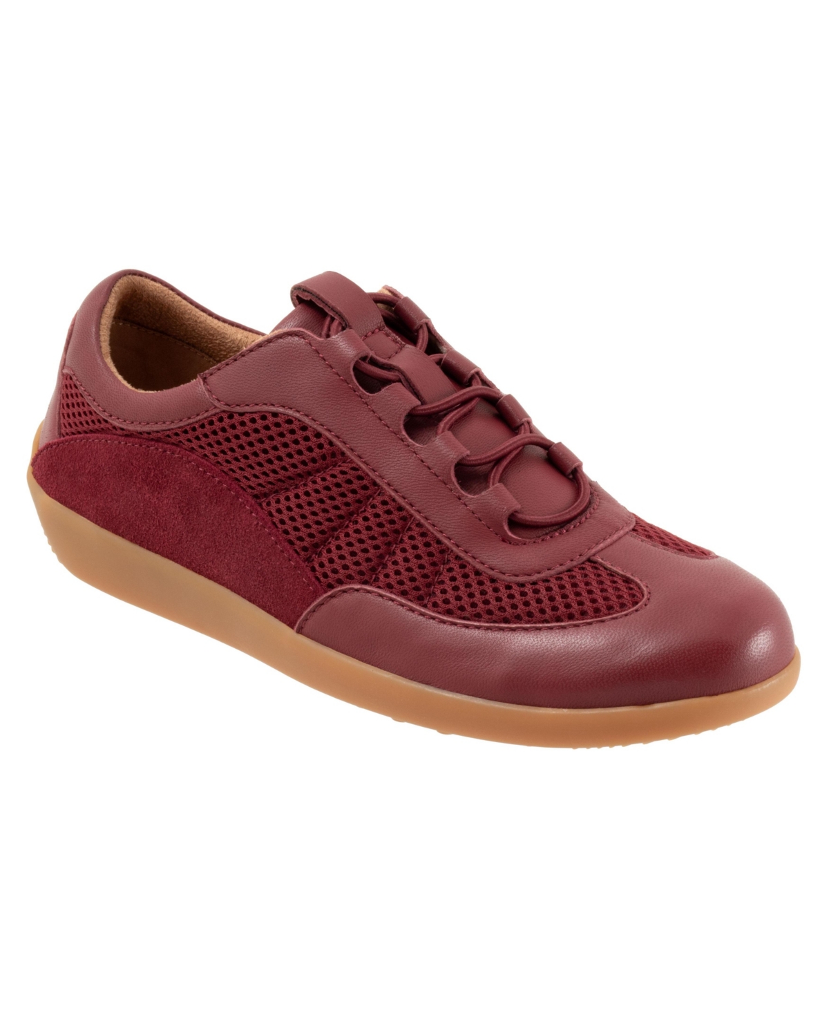 Click here for Softwalk Womens Darby Sneaker - Cherry prices