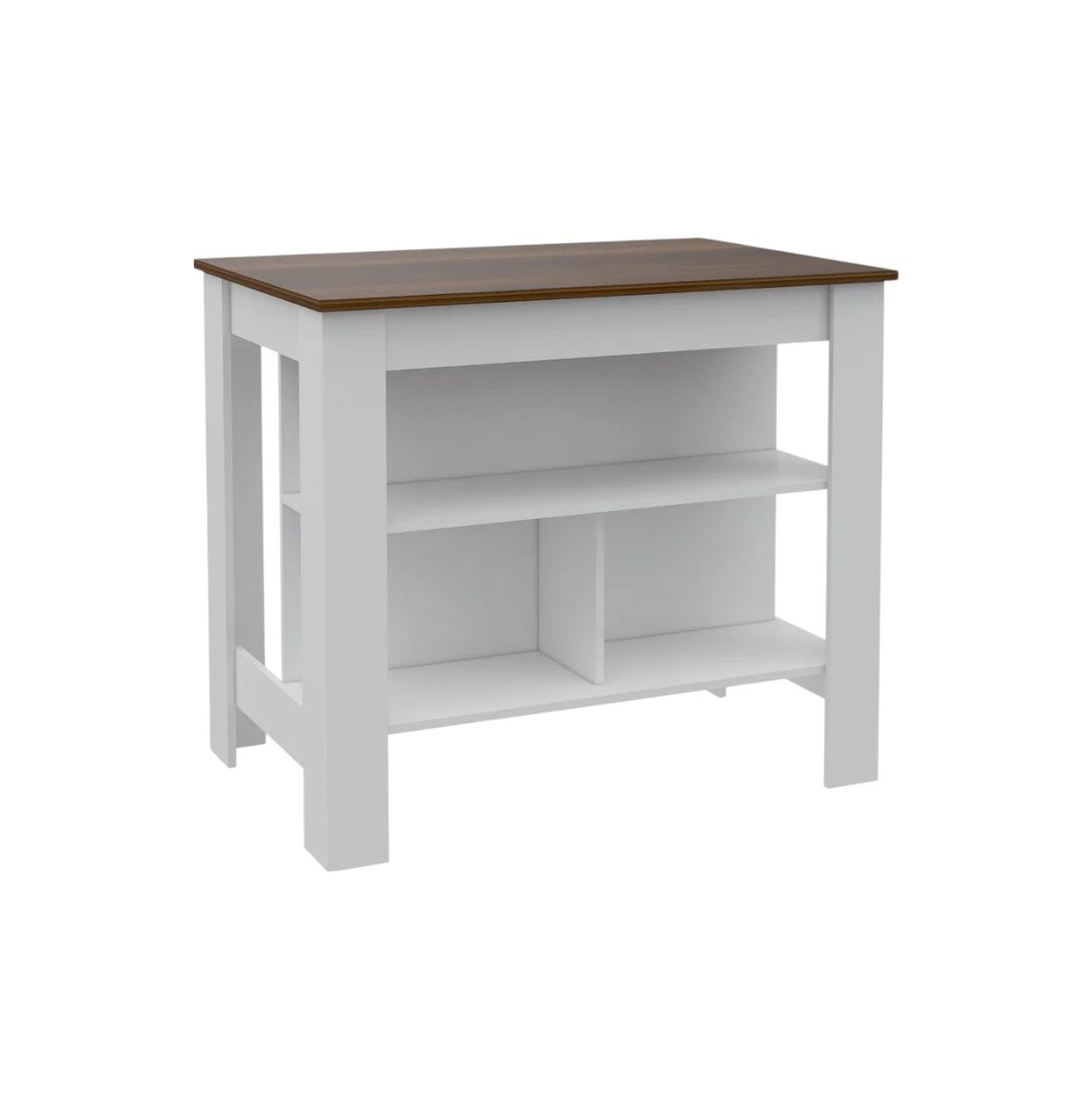 Click here for Slickblue Modern Kitchen Island with Storage Shelv... prices