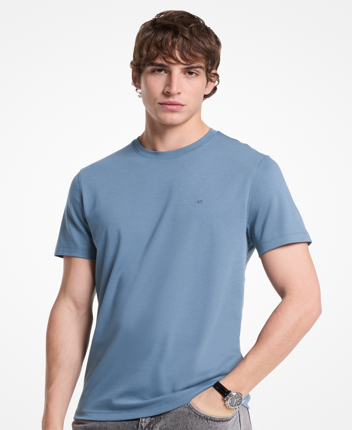 Click here for Michael Kors Mens Regular-Fit Short-Sleeve T-Shirt... prices