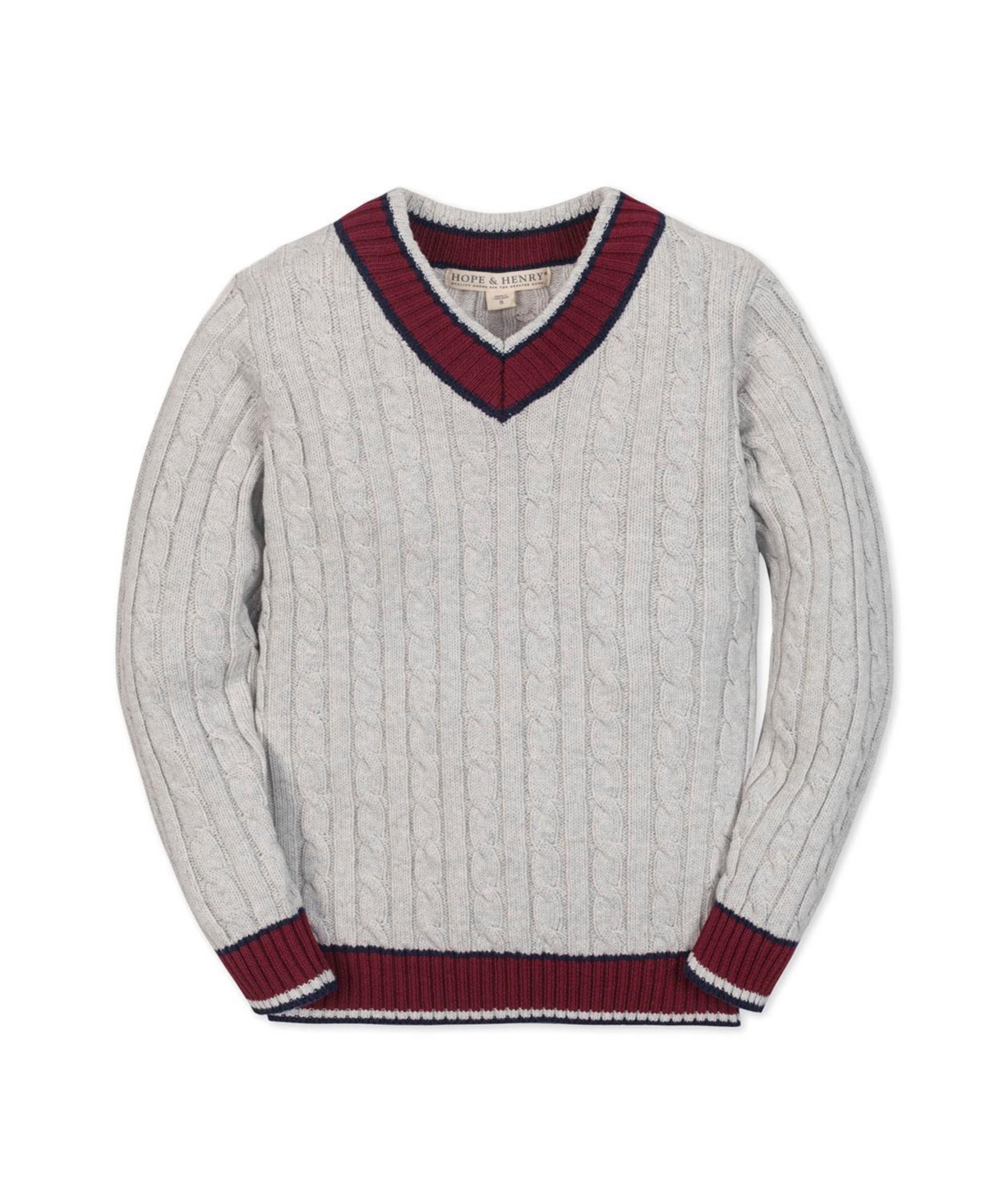 Click here for Hope & Henry Boys Organic Long Sleeve V-Neck Crick... prices