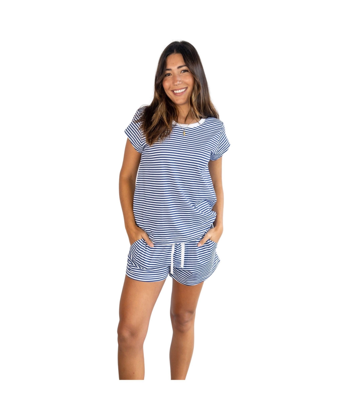 Click here for Sant and Abel Womens Stripe Jersey Short Pj Set -... prices