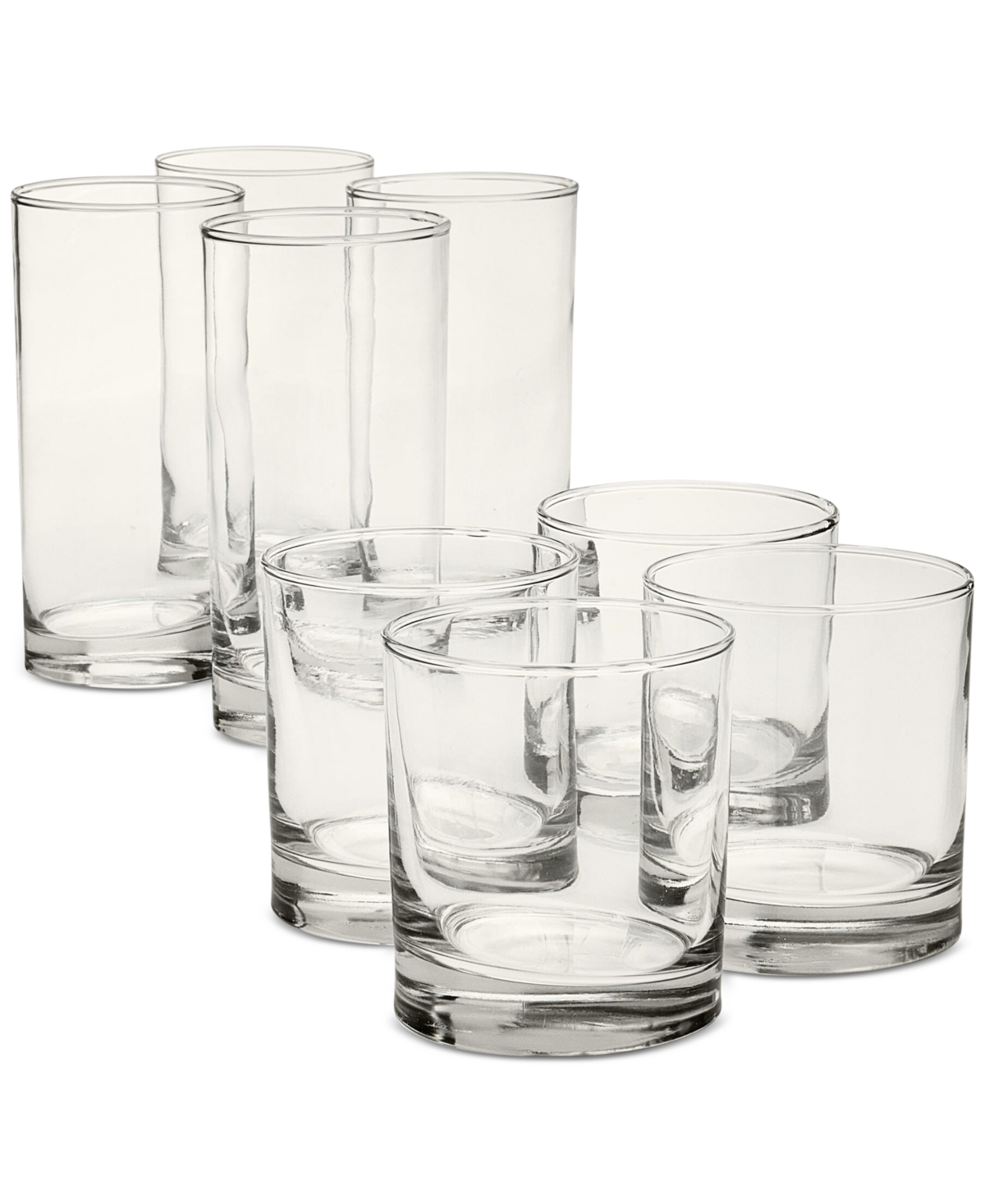 Arch Studio Double Old-Fashioned and Highball Glasses  Set of 8  Macys Exclusive - Clear