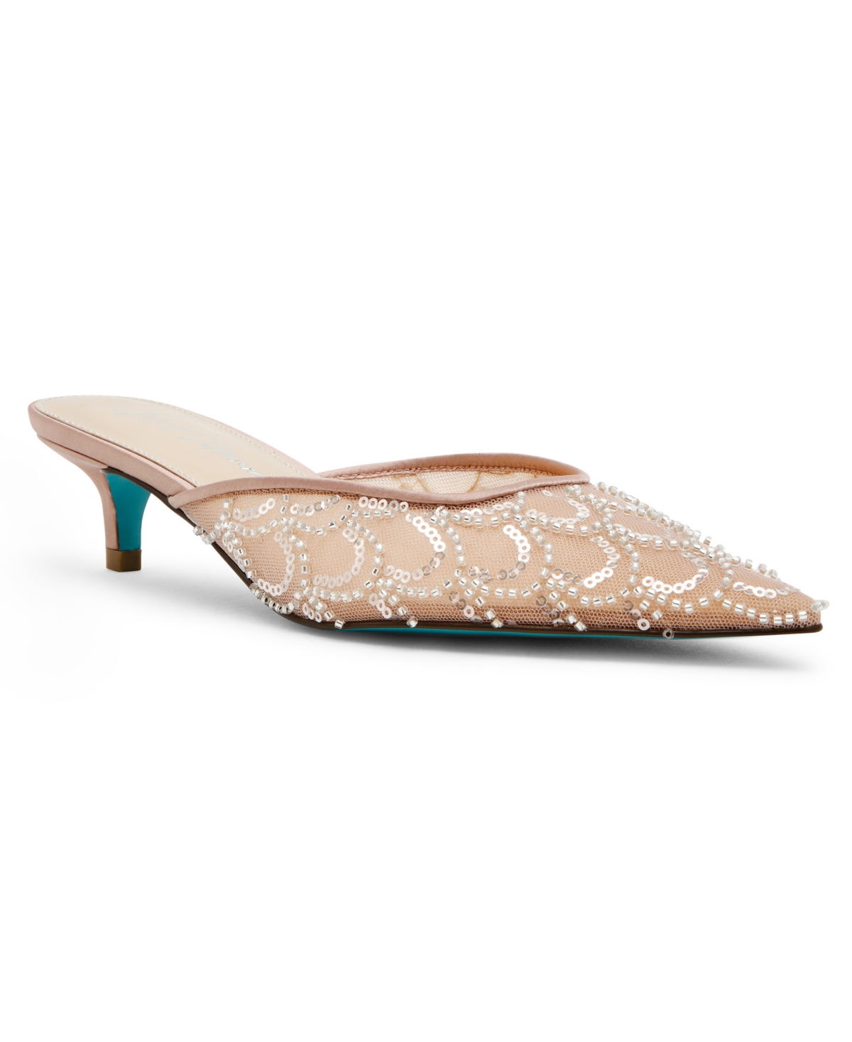 Click here for Betsey Johnson Womens Ellis Beaded Scalloped Mule... prices