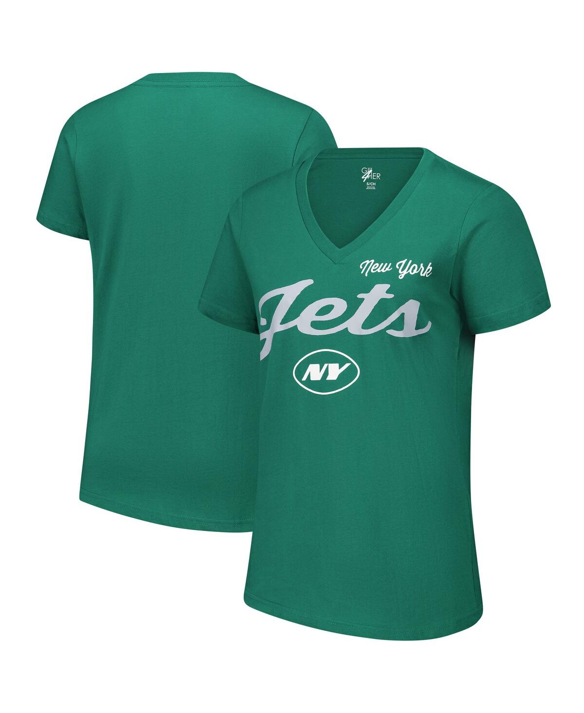 Click here for G-iii 4Her by Carl Banks Womens Green New York Jet... prices