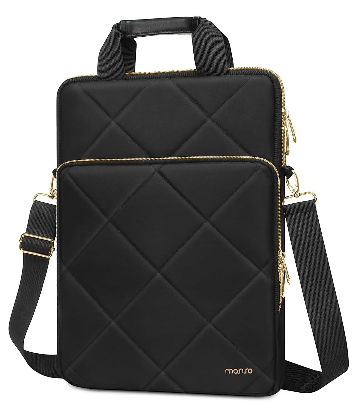 Click here for Mosiso 15.6 Inch Laptop Messenger Bag  Rhombus Qui... prices