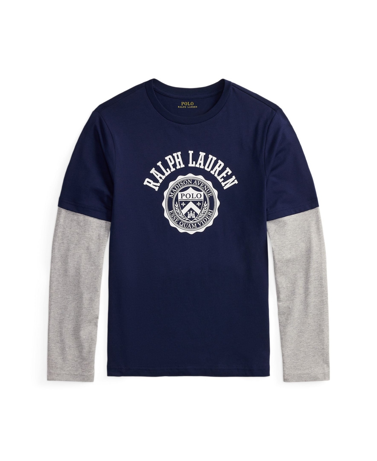 Click here for Polo Ralph Lauren Big Boys Logo Cotton Layered-Eff... prices