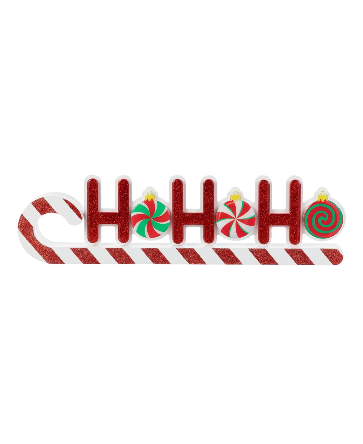 Click here for Glitzhome 19 Christmas Wooden Epoxy Hohoho Candy C... prices
