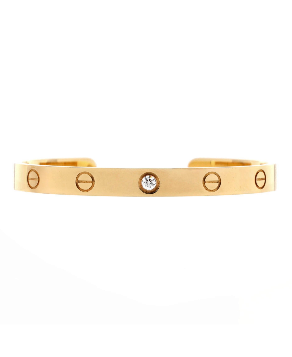 Click here for Pre-Owned Cartier Love 1 Diamond Cuff Bracelet - 1... prices