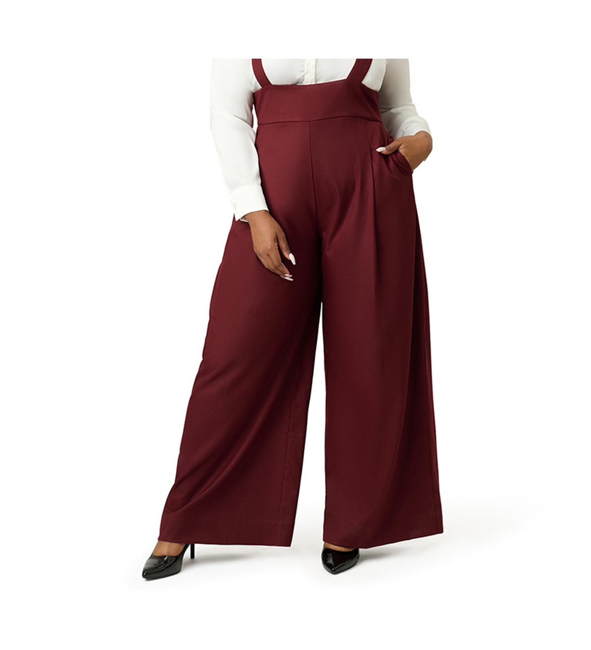 Click here for Unique Vintage Plus Size Wide Leg Rochelle Suspend... prices