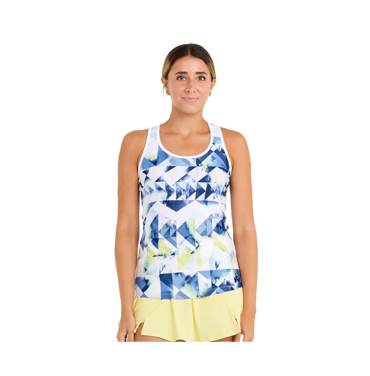 Click here for Sofibella Kaleidoscope 25 Inch Racerback Womens Te... prices