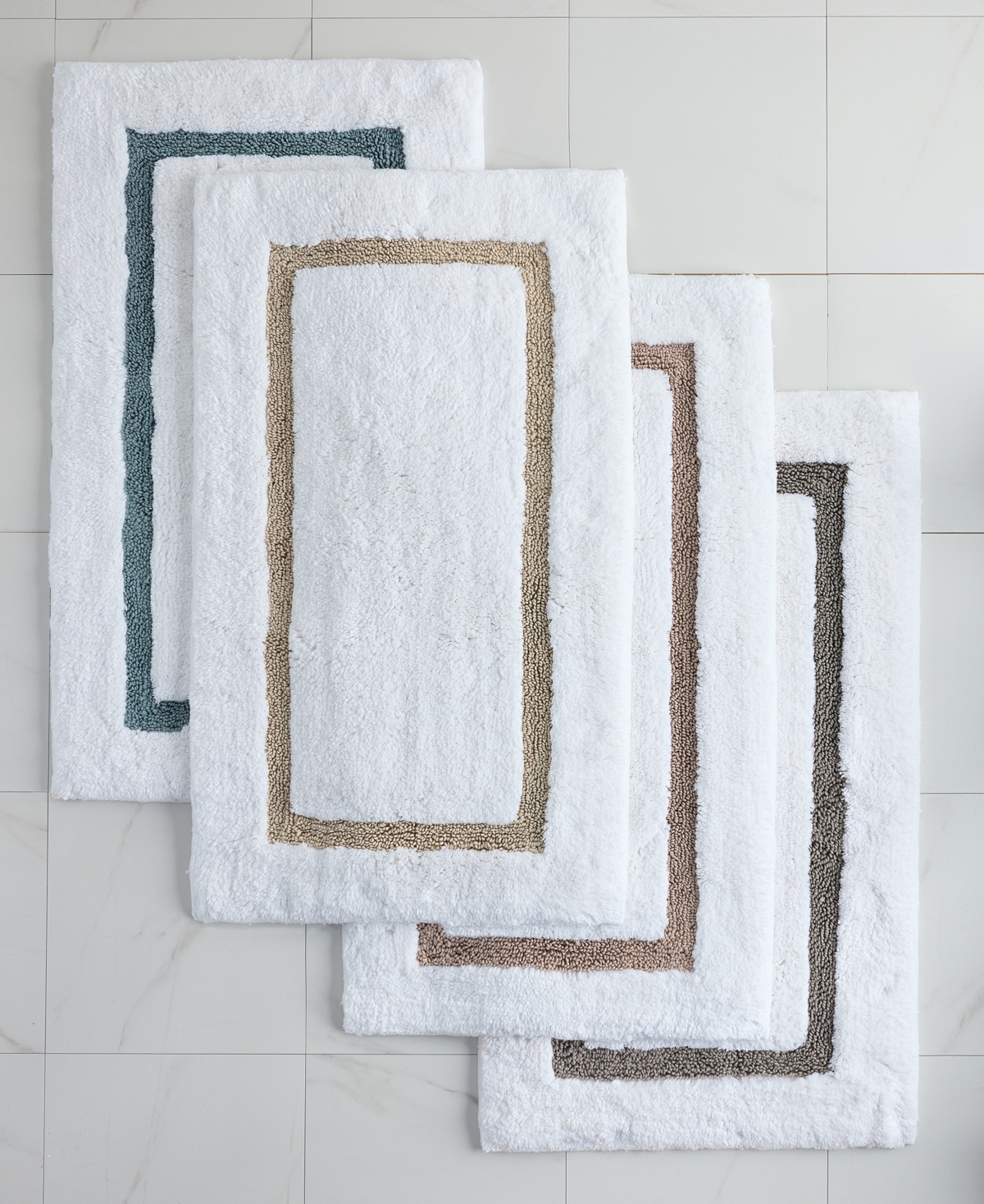 Click here for Hotel Collection Linea Cotton Bath Rug  20 x 34 -... prices