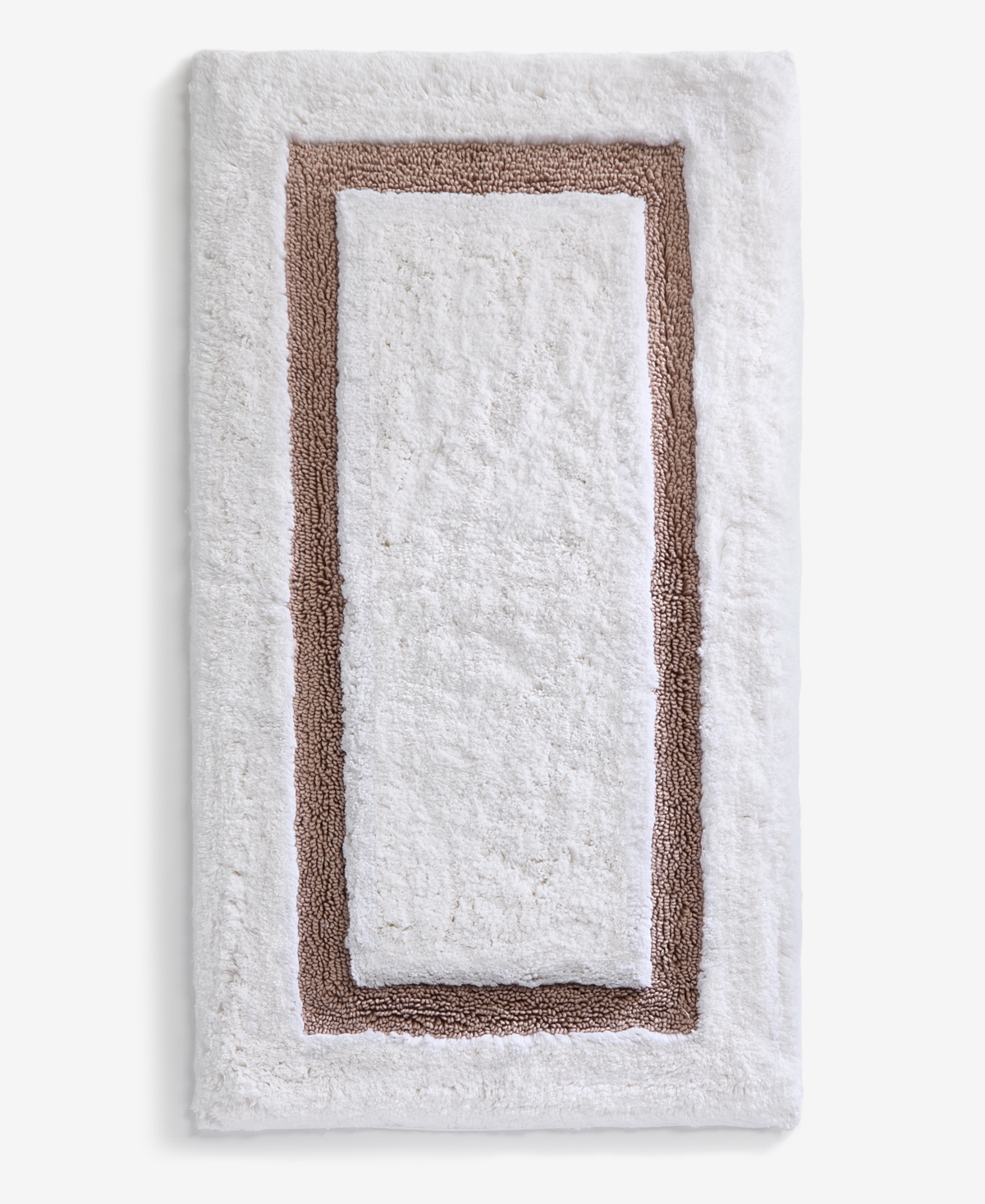Hotel Collection Linea Cotton Bath Rug  20 x 34 - Warm Taupe
