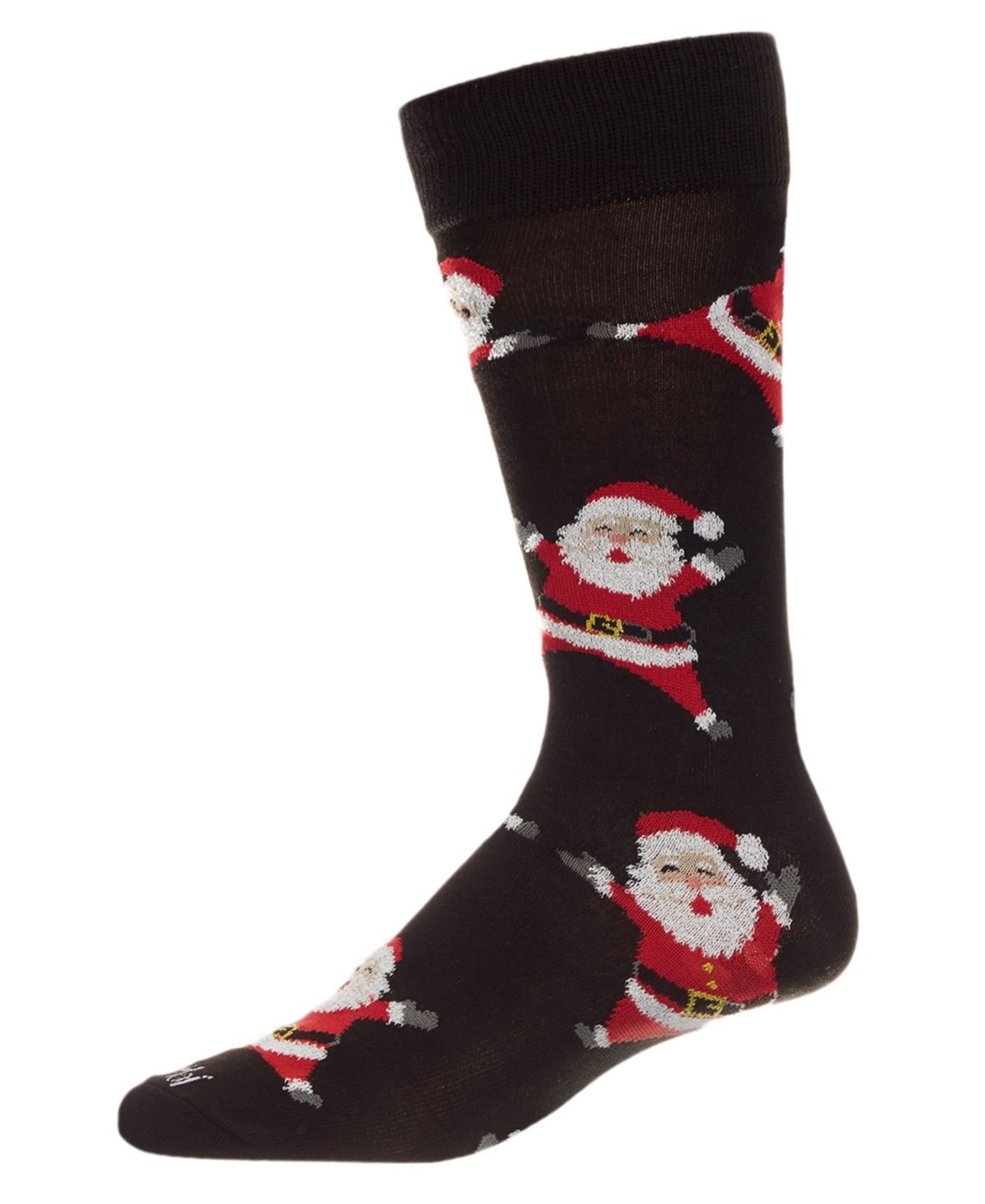 Click here for MeMoi Mens All Over Santa Crew Socks - Black prices