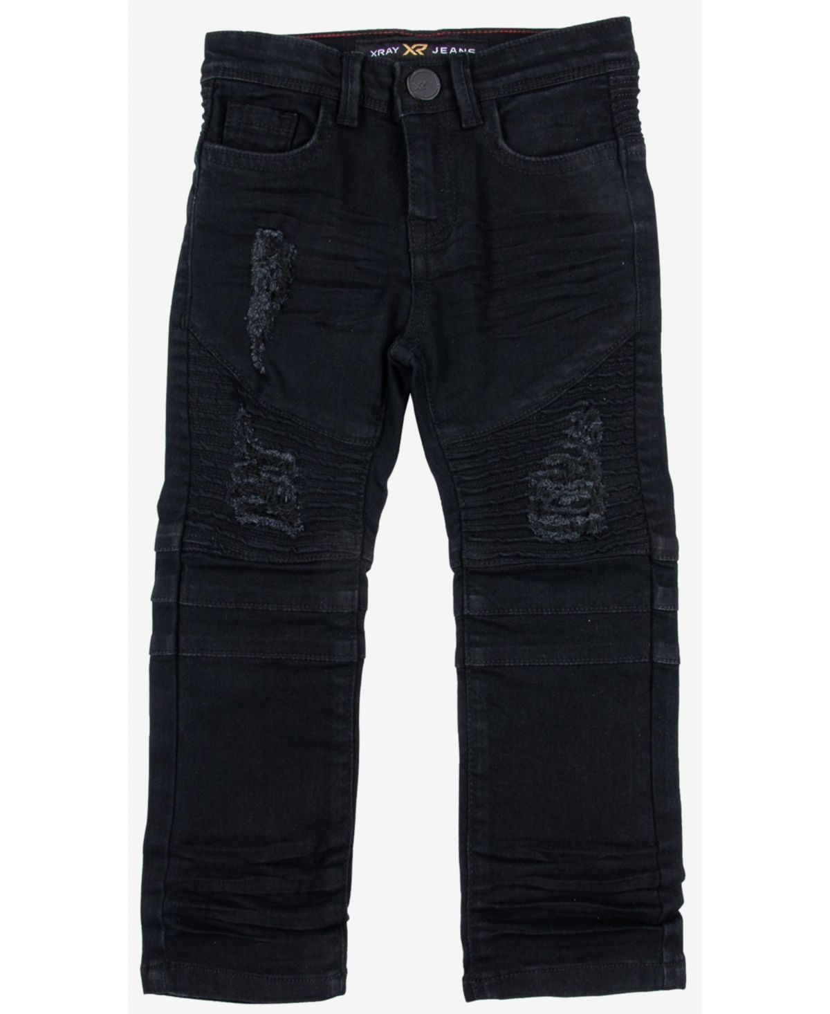 Click here for Xray Toddler Boys Moto Jeans Size 2T-4T - Jet blac... prices