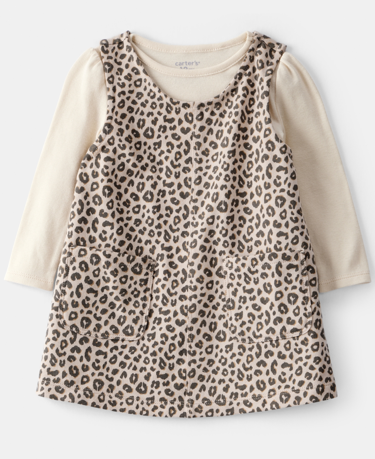 Click here for Carters Baby Girls 2-Piece Leopard Print Dress and... prices