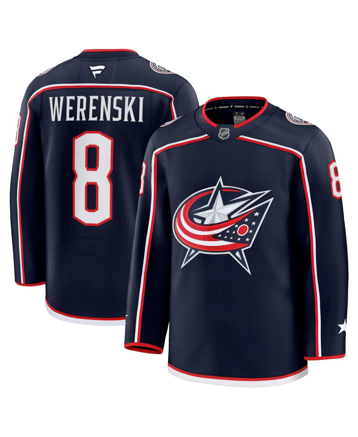 Click here for Fanatics Mens Zach Werenski Navy Columbus Blue Jac... prices