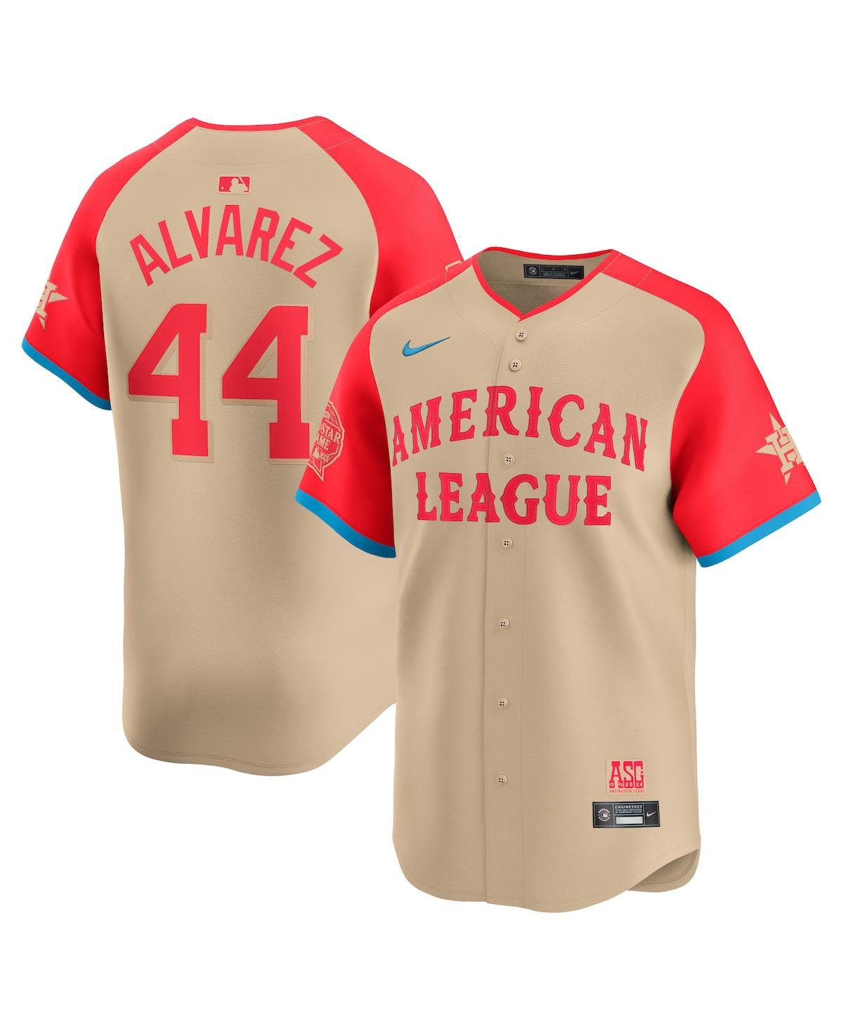 Click here for Nike Mens Yordan Alvarez Cream American League 202... prices