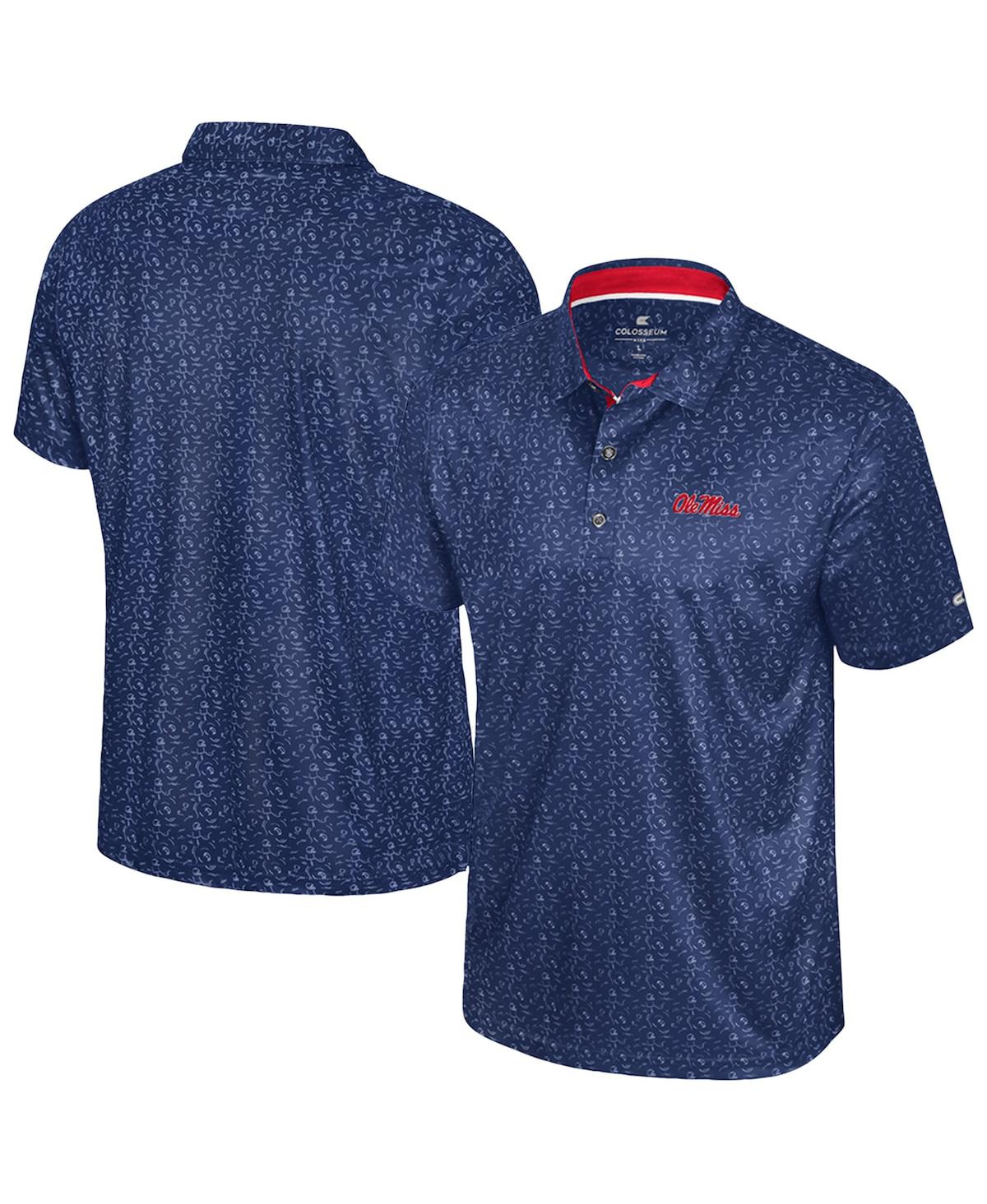 Click here for Colosseum Mens Navy Ole Miss Rebels Football Print... prices