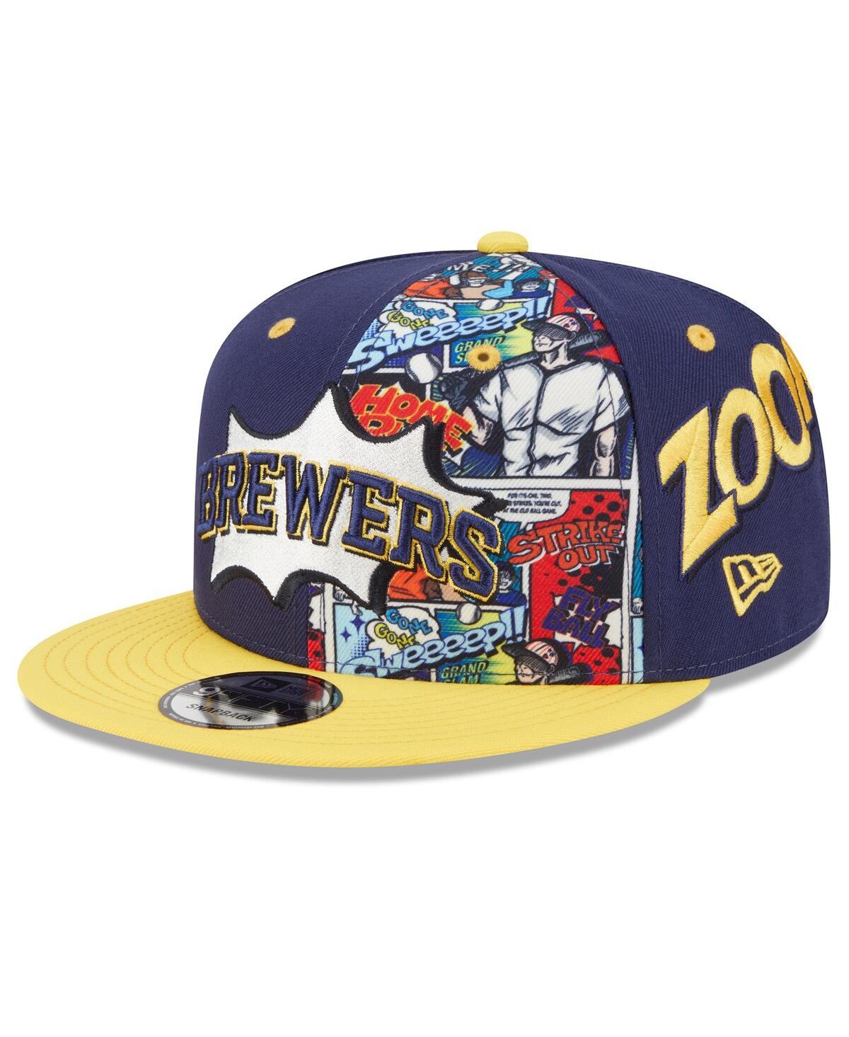 Click here for New Era Big Boys and Girls Navy/Gold Milwaukee Bre... prices