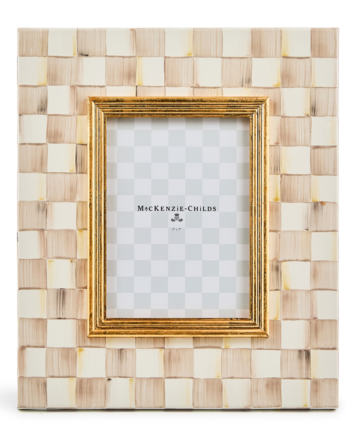 Click here for MacKenzie-Childs Mocha Check Frame  5 x 7 - Multi prices