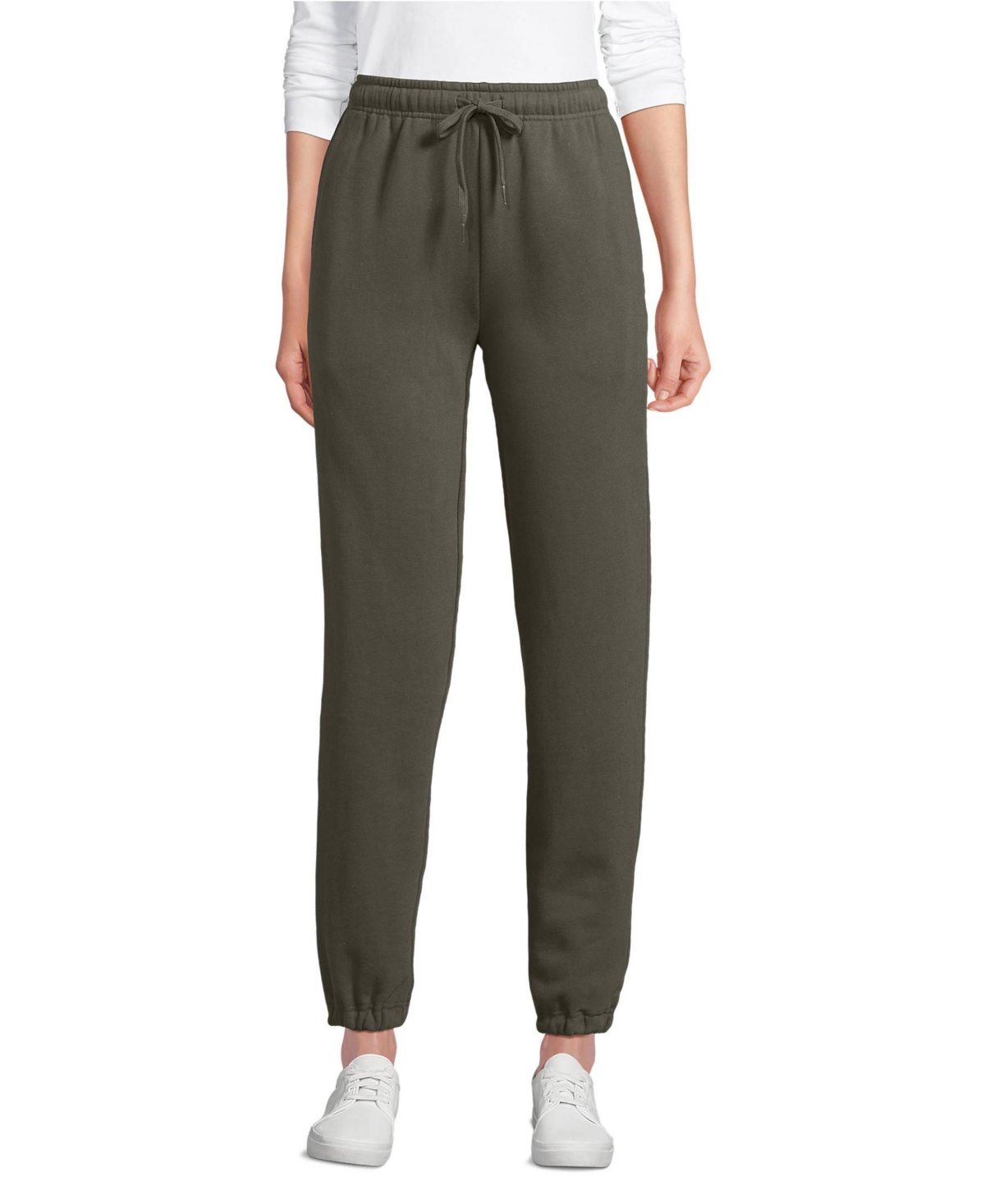Click here for Lands End Womens Serious Sweats High Rise Jogger P... prices