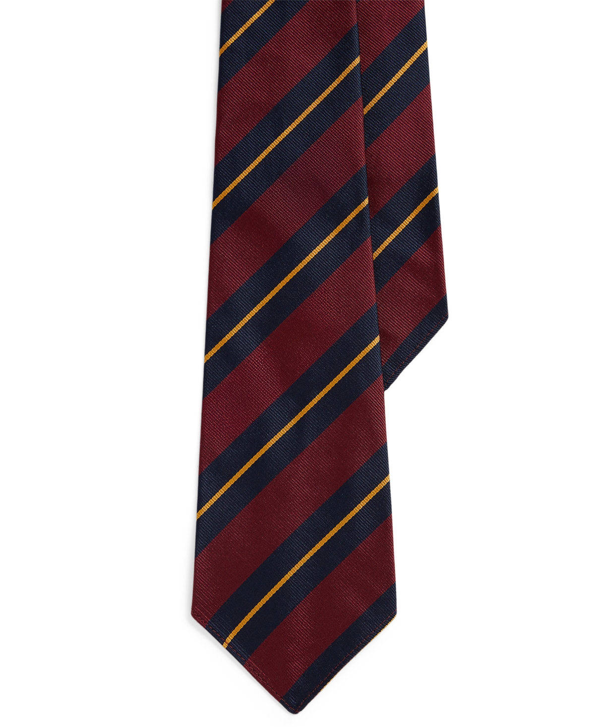 Click here for Polo Ralph Lauren Mens Striped Necktie - Wine/Navy... prices
