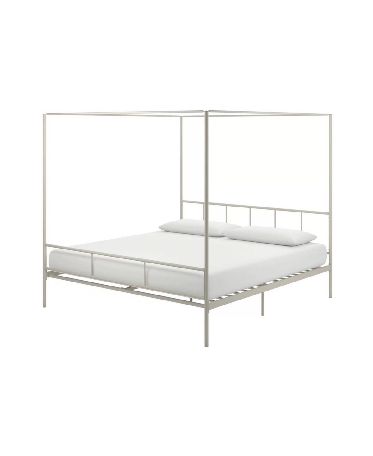 Click here for Slickblue Modern Metal Canopy Bed Frame with Headb... prices