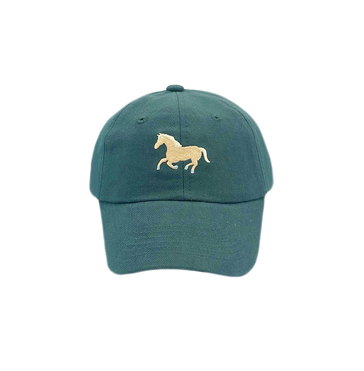 Click here for Bits & Bows Boys Horse Baseball Hat in Hunter Gree... prices