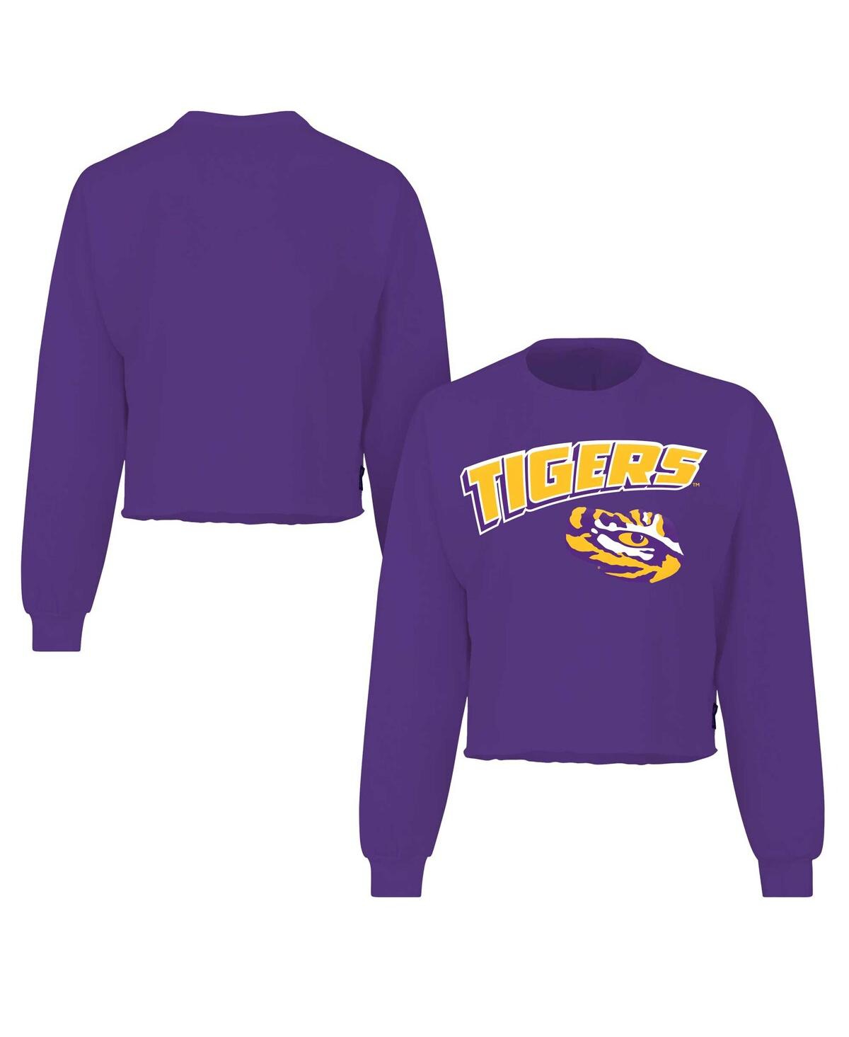 Click here for Spirit Jersey Womens Purple Lsu Tigers Slouchy Cro... prices