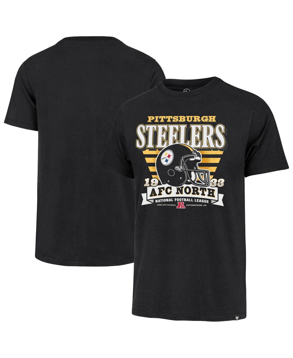Click here for 47 Brand Mens Black Pittsburgh Steelers Stripe Spl... prices