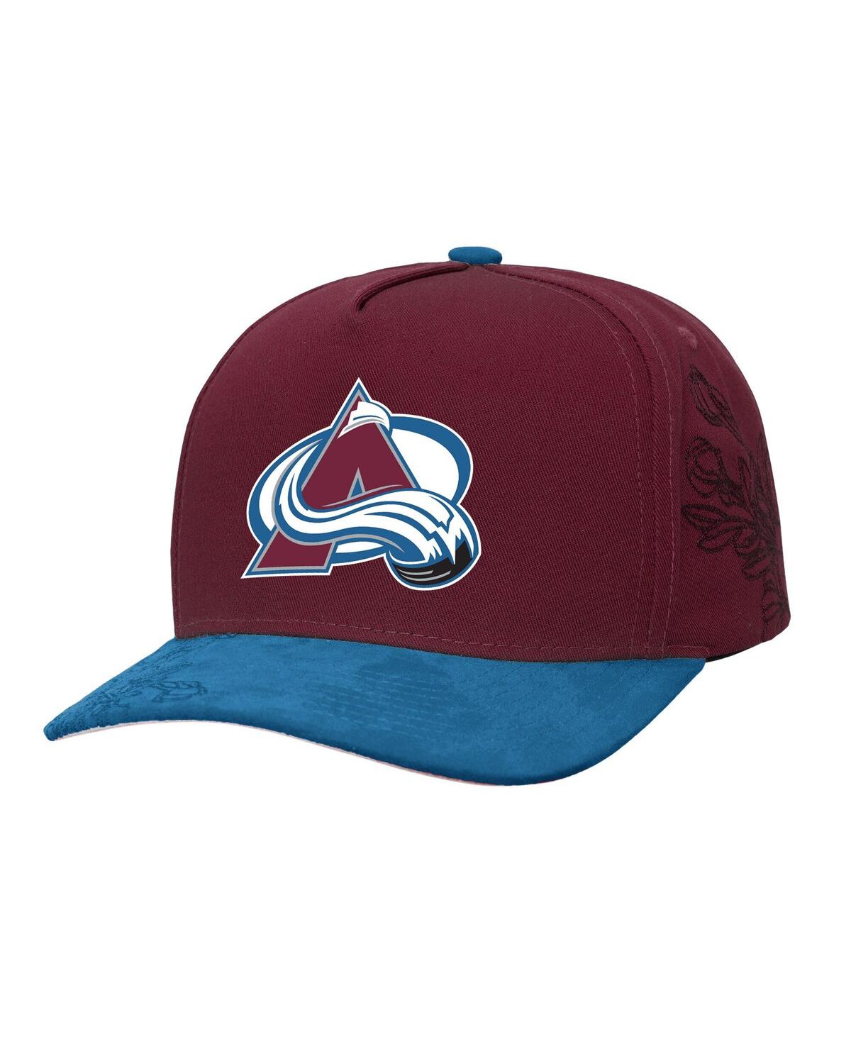 Click here for Mitchell Ness Mens Burgundy/Blue Colorado Avalanch... prices
