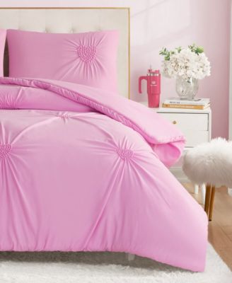 Click here for Juicy Couture Amora Gathered Heart Comforter Set prices