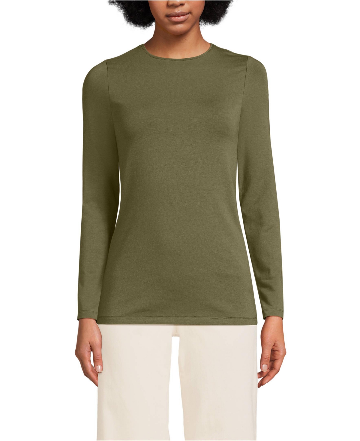 Click here for Lands End Womens Lightweight Jersey Skimming Long... prices