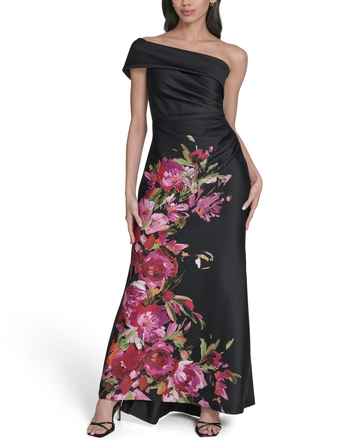 Click here for Eliza J Womens Off-The-Shoulder Long Dress - Black prices