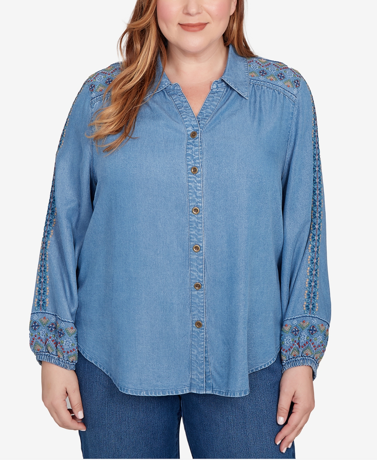 Click here for Alfred Dunner Plus Size Sunset Canyon Needlepoint... prices