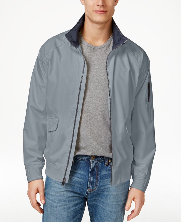 IZOD Rib Raincoat and Windbreaker Bomber Jacket - Macy's