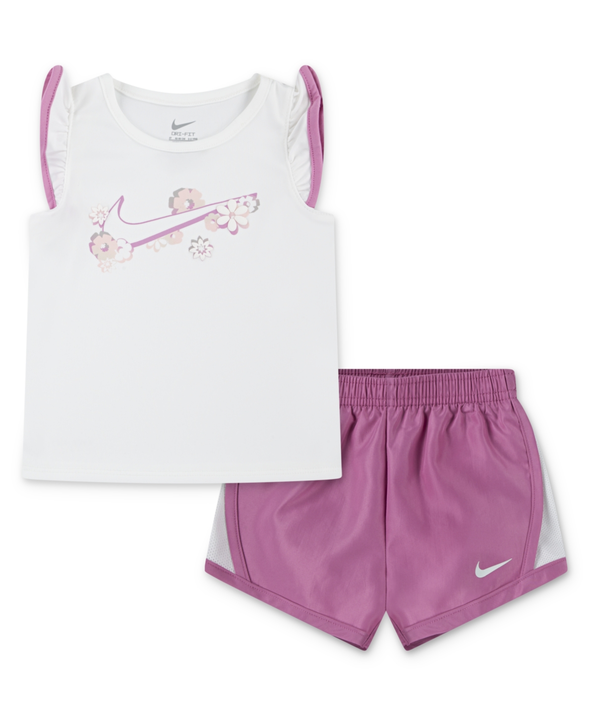 Click here for Nike Toddler & Little Girls 2-Piece Ruffled-Sleeve... prices