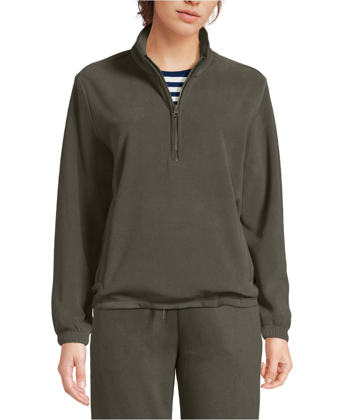 Click here for Lands End Womens Anyweather RainDefense Fleece Qua... prices