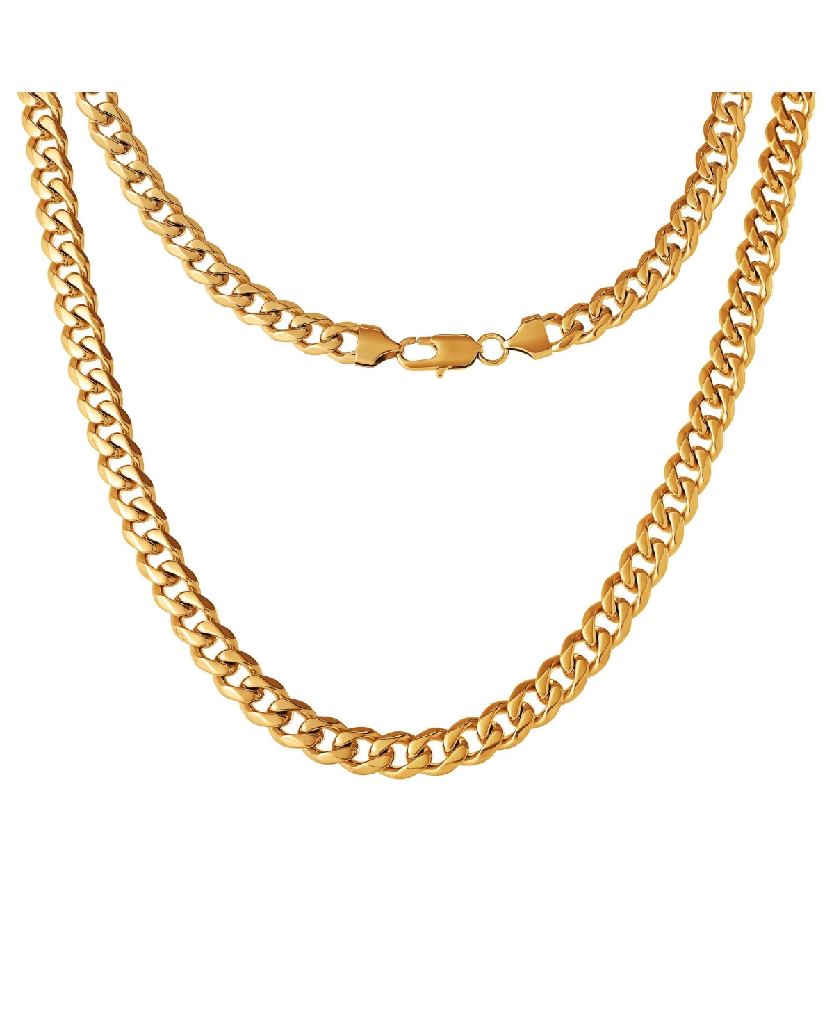 Click here for Lucky Brand Mens Gold-Tone Curb Chain Necklace - 2... prices
