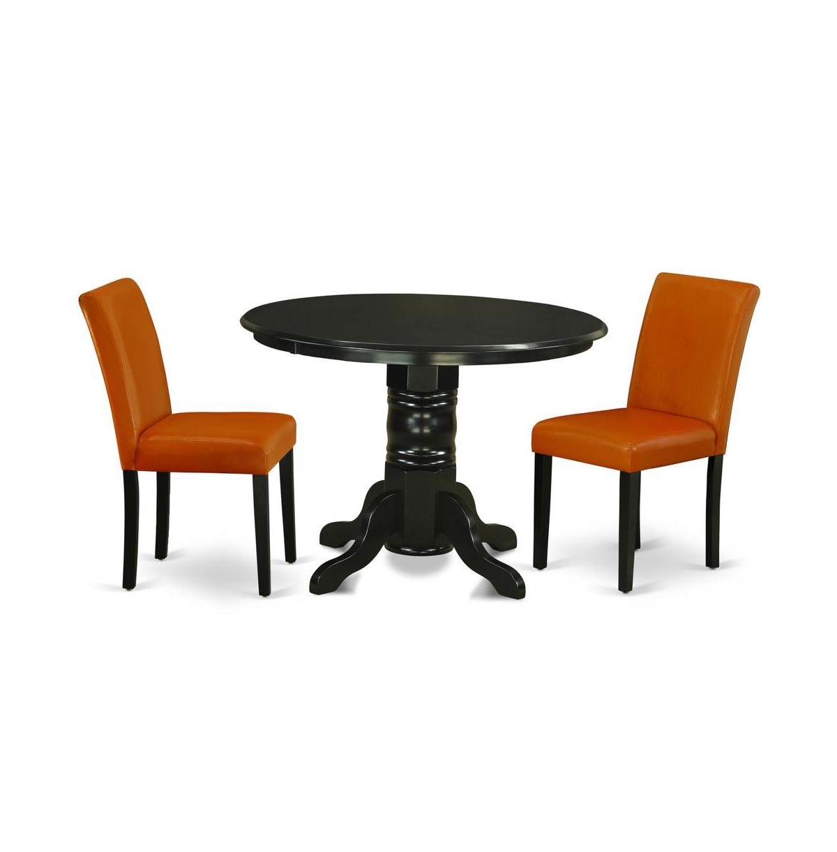 Click here for East West Furniture Dining Room Set Black  SHAB3-b... prices