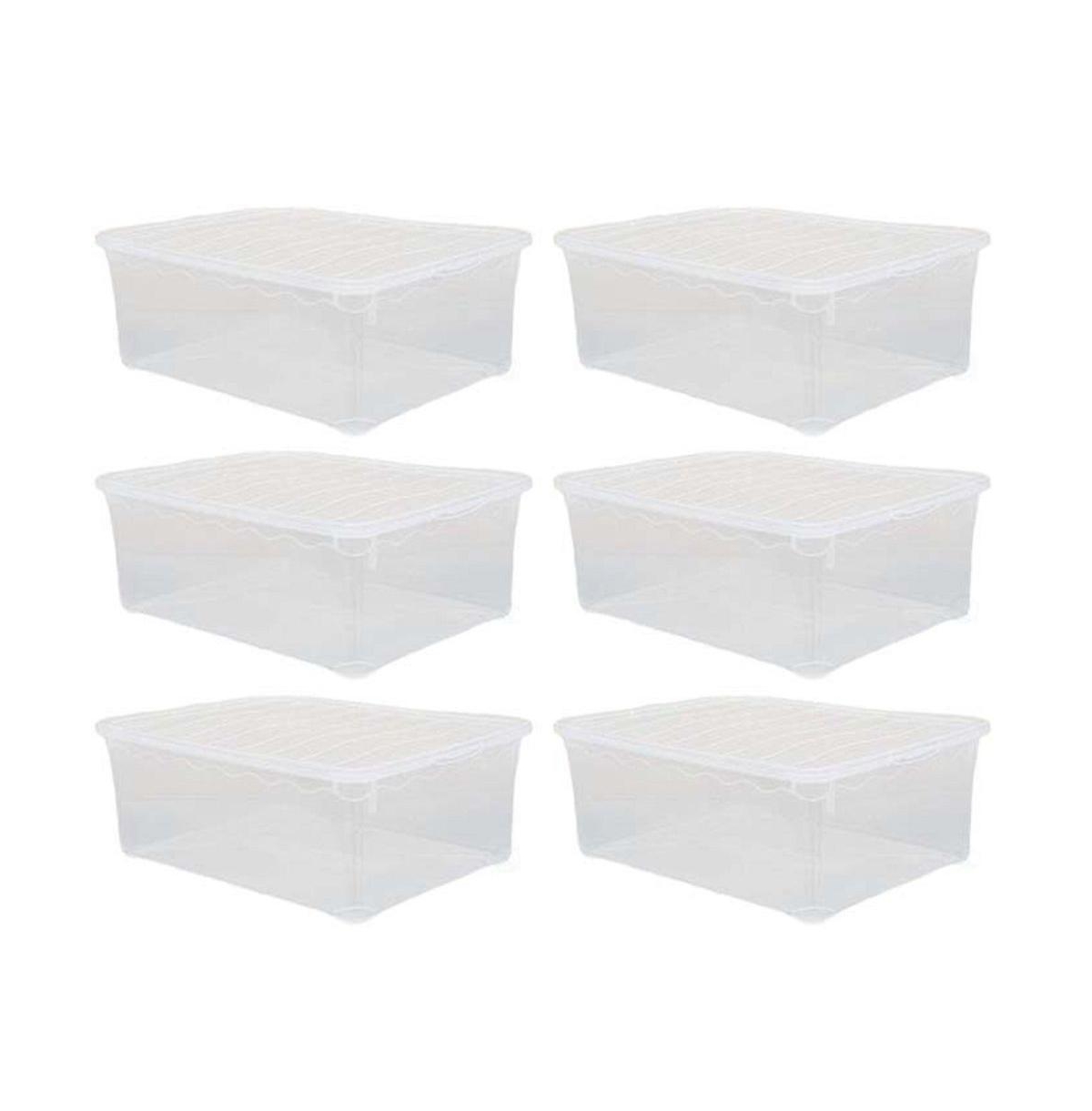 Click here for Basicwise Plastic Storage Container  Shoe box  Set... prices