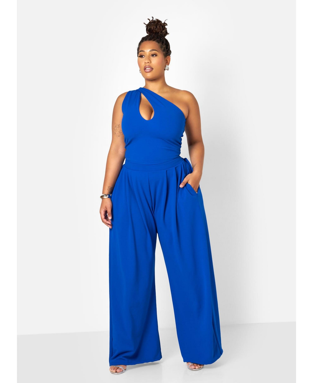 Click here for Rebdolls Plus Size Wide Pleated Wide Leg Pants w.... prices