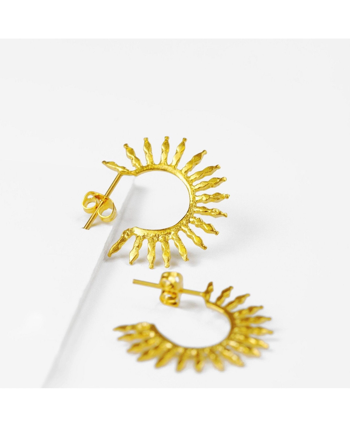 Click here for Ottoman Hands Aylin Hoop Earrings - Gold prices