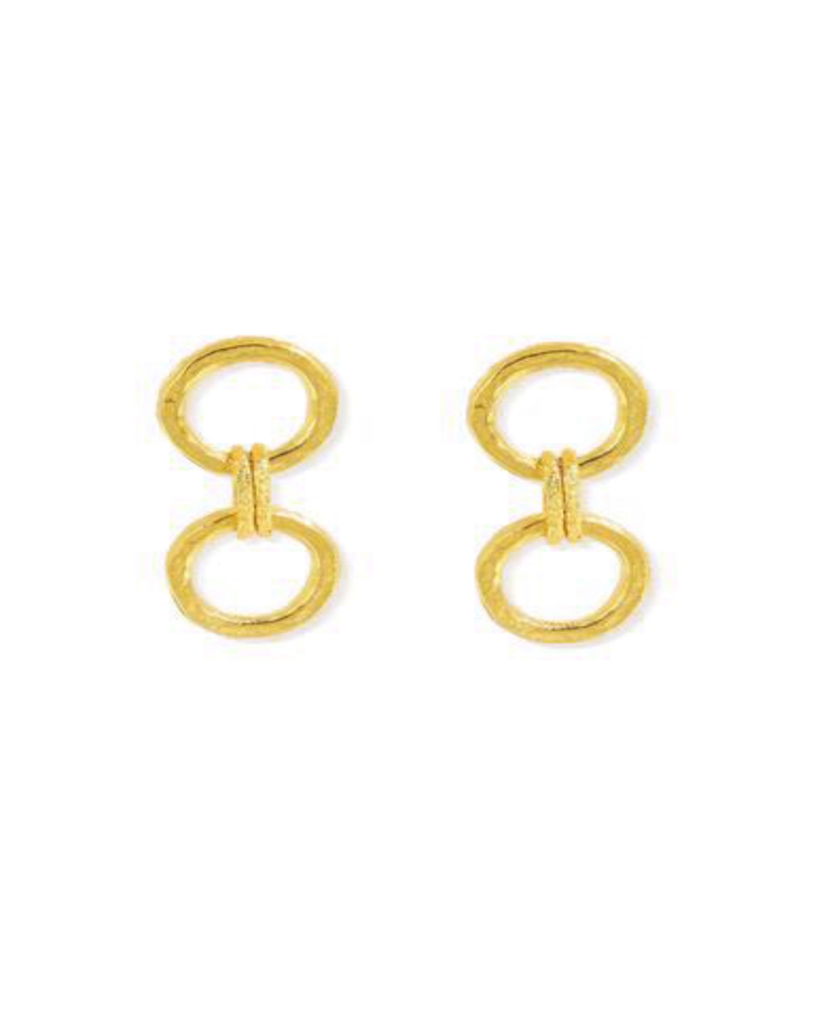 Click here for Ottoman Hands Tesoro Chain Drop Earrings - Gold prices