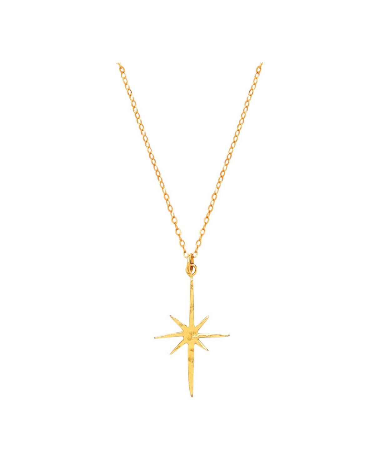 Click here for Ottoman Hands Gold Northern Star Necklace - Gold prices