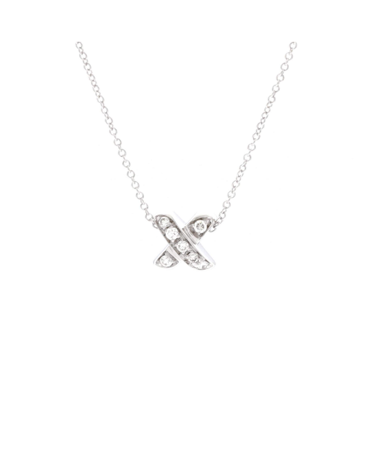 Click here for Pre-Owned Tiffany & Co. Signature X Pendant Neckla... prices