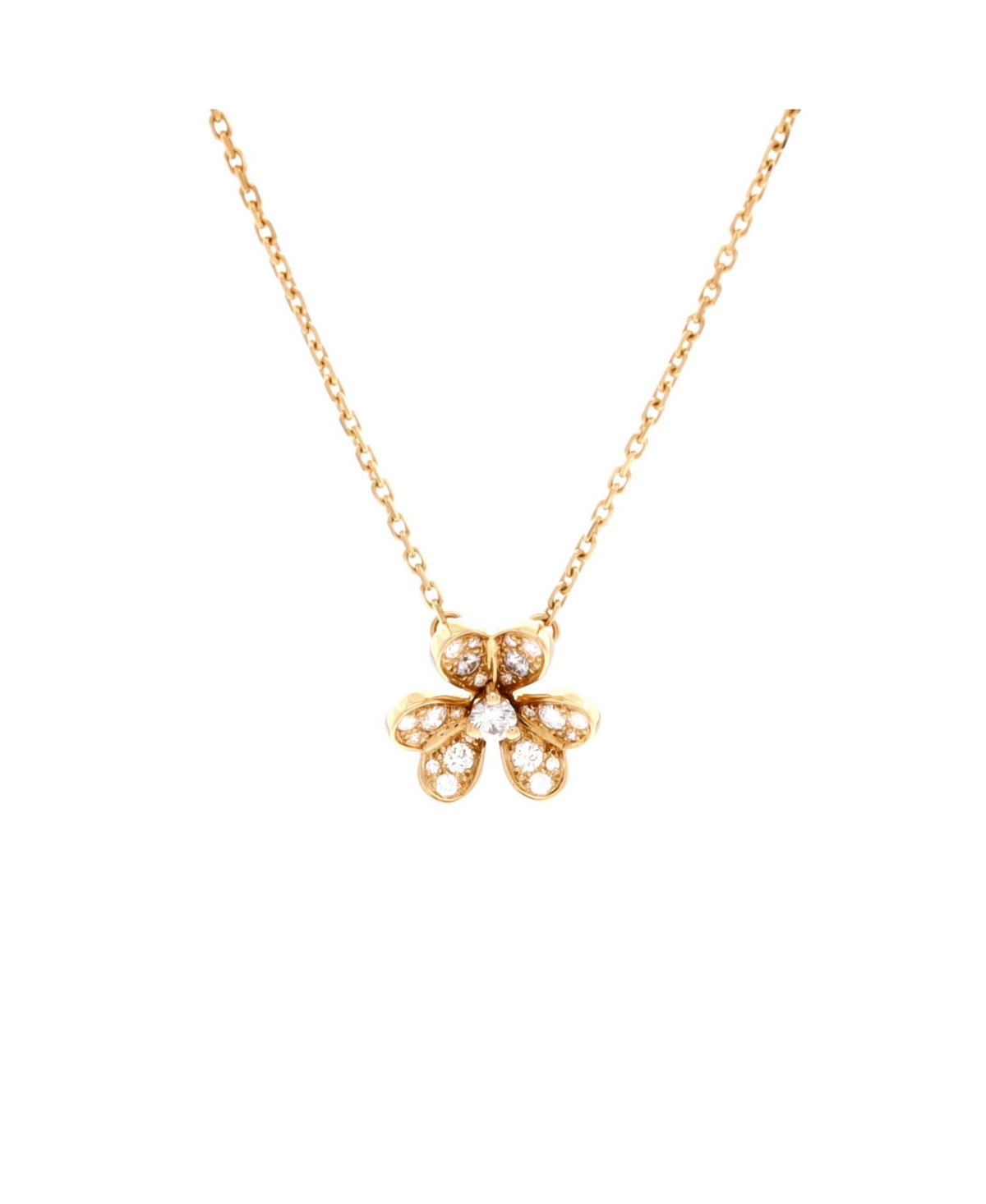 Click here for Pre-Owned Van Cleef & Arpels Frivole Pendant Neckl... prices