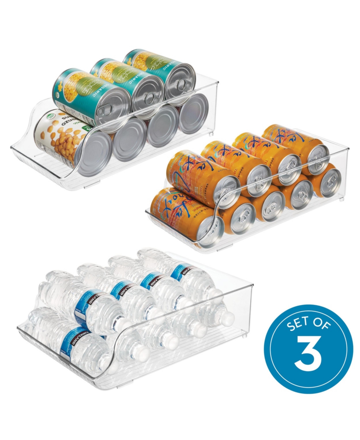 Click here for iDesign Set of 3 Water Bottle Organizer and Soda C... prices