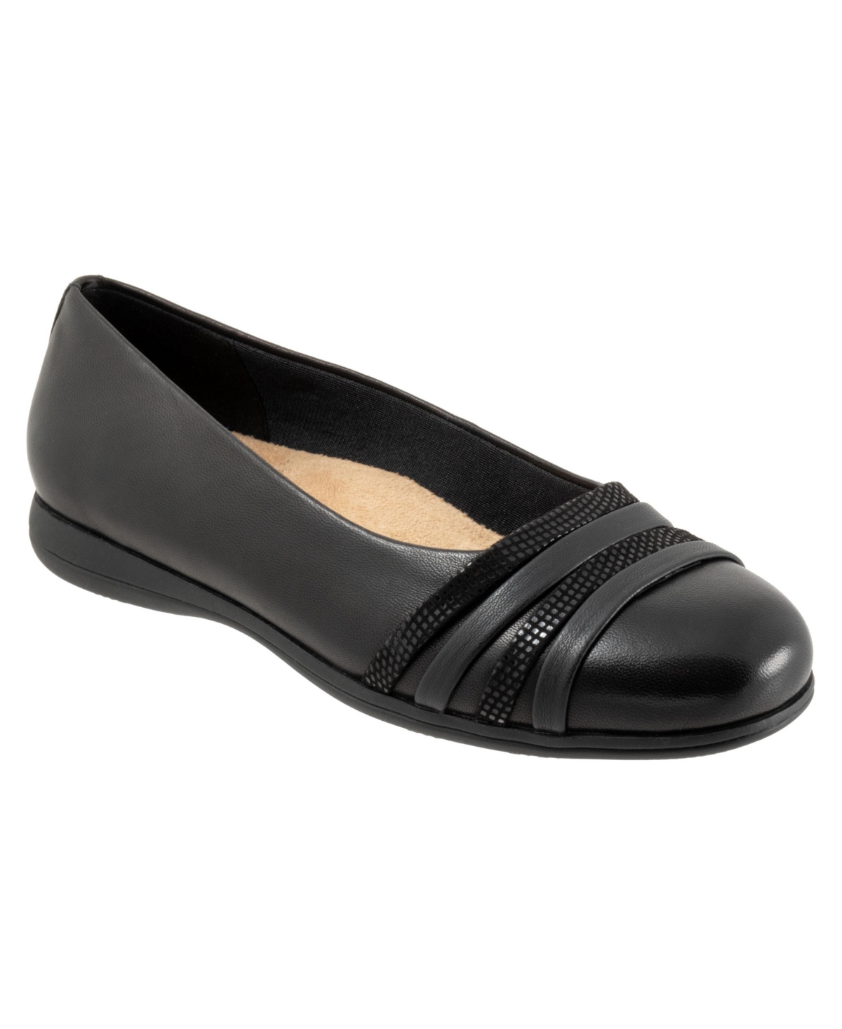 Click here for Trotters Drew Flat - Black mini dots prices